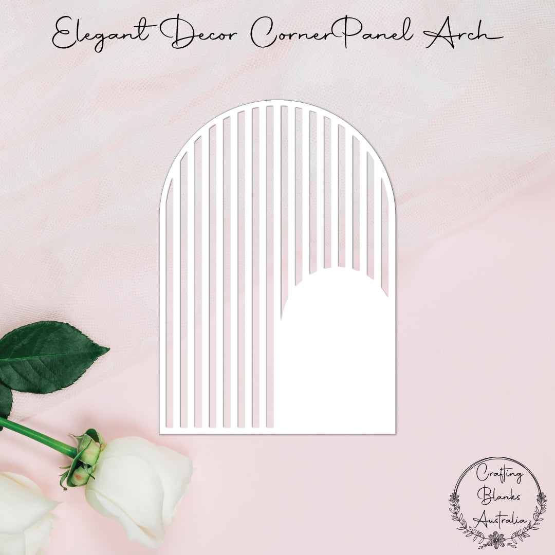 Elegant Arch Corner Panel – Crafting Blanks Australia