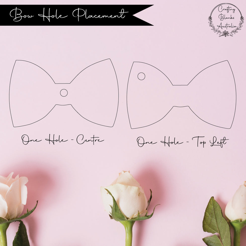 Bow Tie • Blank Shape • 100mm – Crafting Blanks Australia