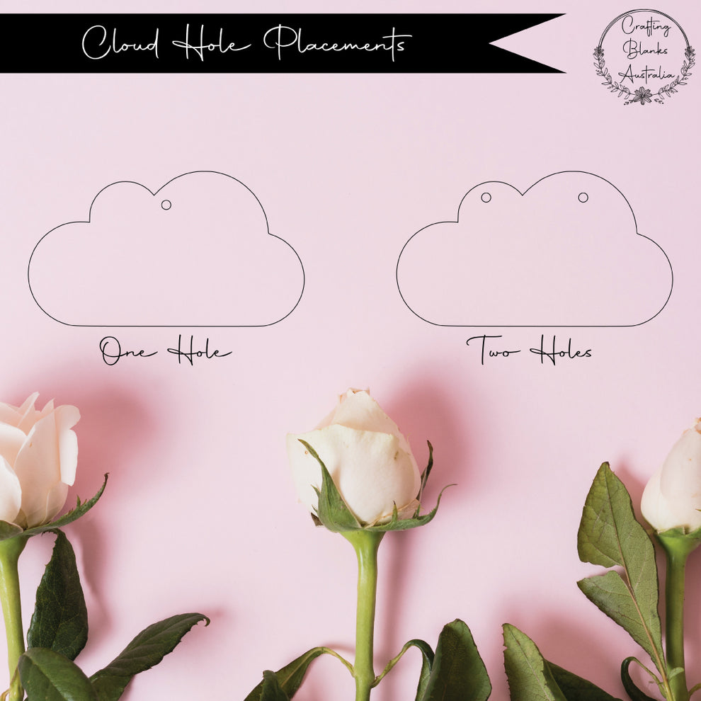 Cloud • Blank Shape • 30mm – Crafting Blanks Australia