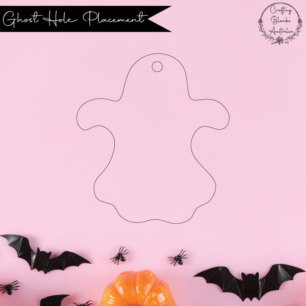 Ghost • Blank Shape • 50mm – Crafting Blanks Australia