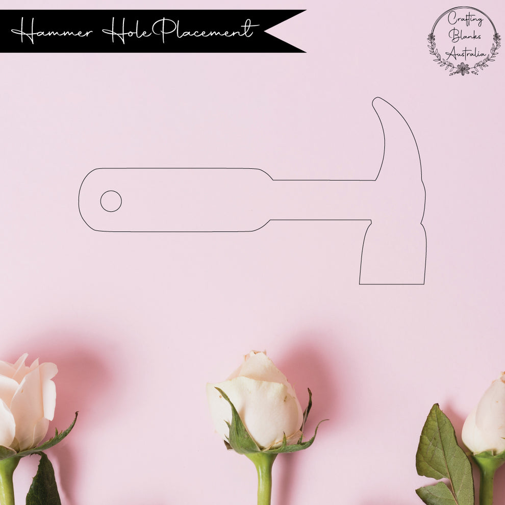 Hammer • Blank Shape • 50mm – Crafting Blanks Australia