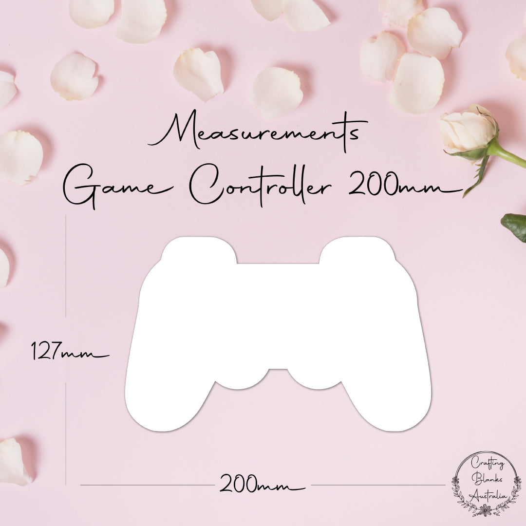 Game Controller • Blank Shape • 200mm – Crafting Blanks Australia