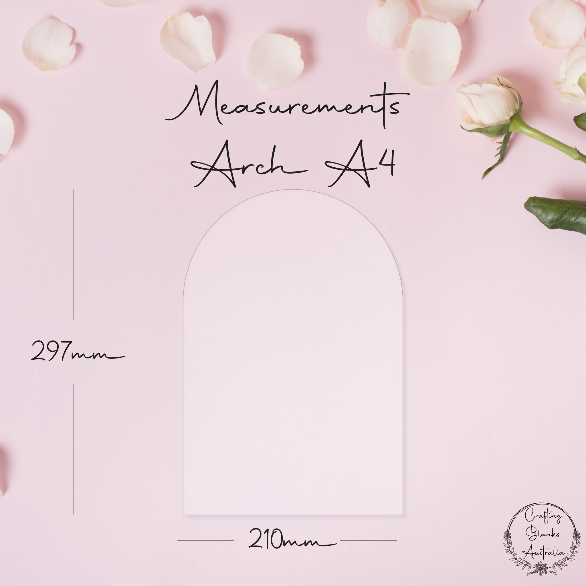 Arch • Blank Shape • A4 – Crafting Blanks Australia