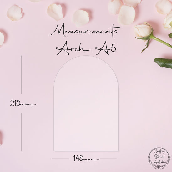 Arch • Blank Shape • A5 – Crafting Blanks Australia