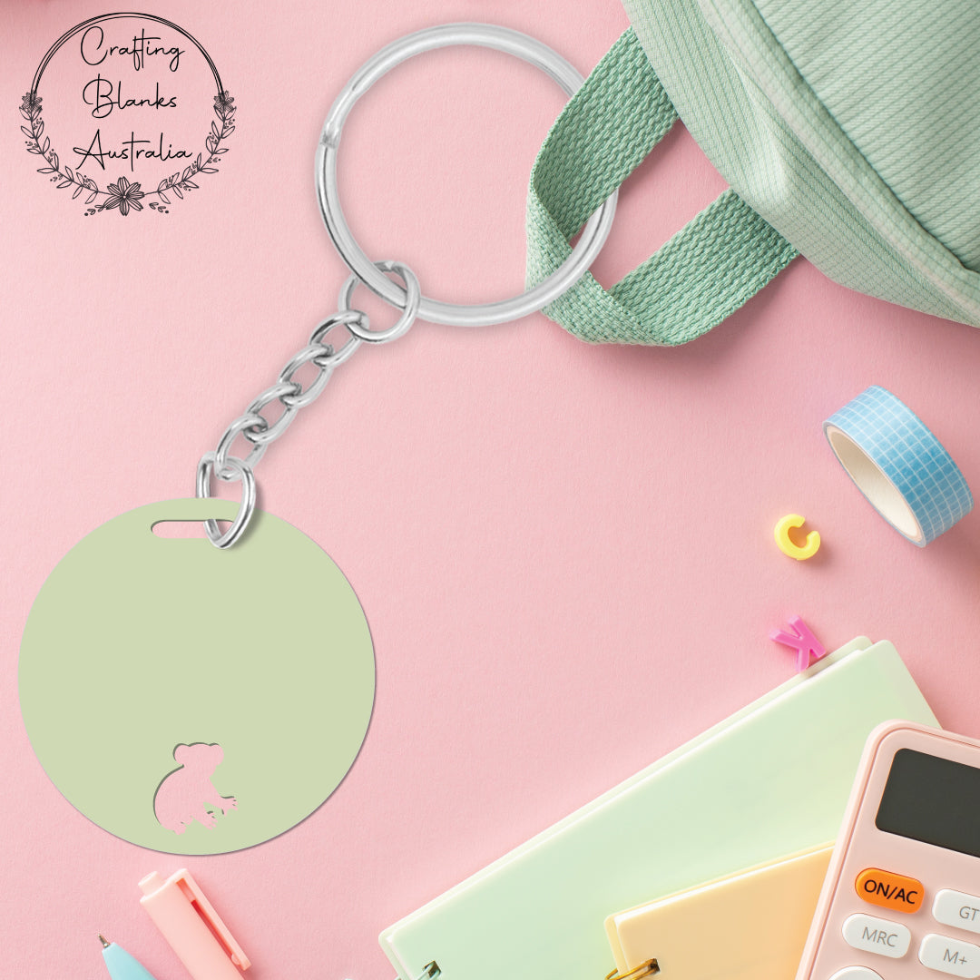 Koala • Blank Bag Tag • 65mm – Crafting Blanks Australia