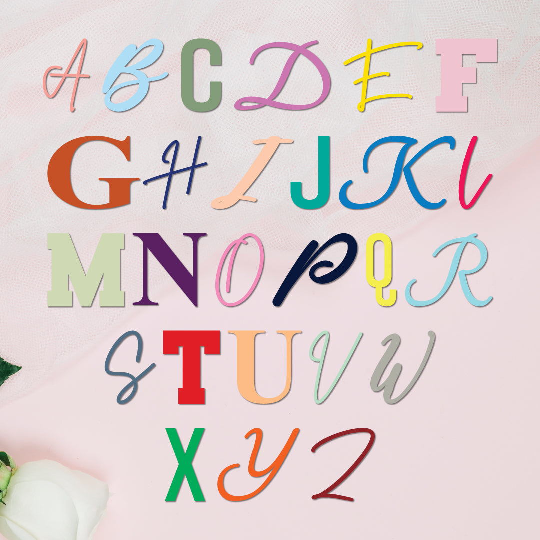 Single Letters • Blank Shape • 40mm – Crafting Blanks Australia