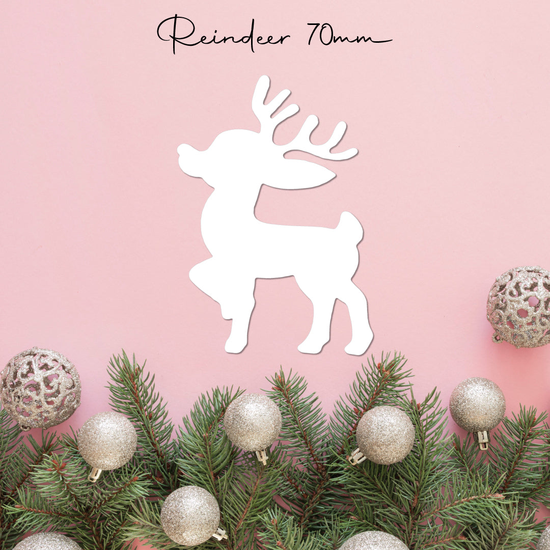 Reindeer • Blank Shape • 70mm – Crafting Blanks Australia