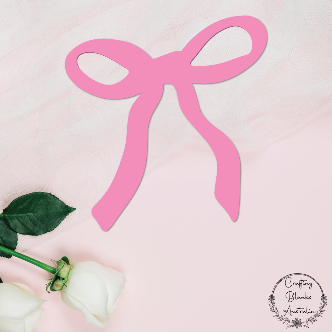 Wavy Bow • Blank Shape • 150mm – Crafting Blanks Australia