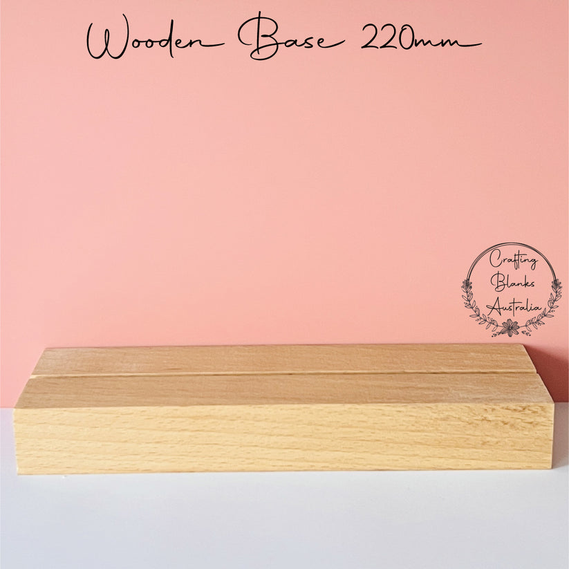 Wooden Block Base – Crafting Blanks Australia