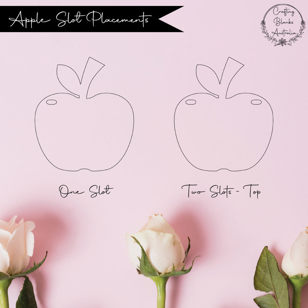 Apple • Blank Shape • 40mm – Crafting Blanks Australia