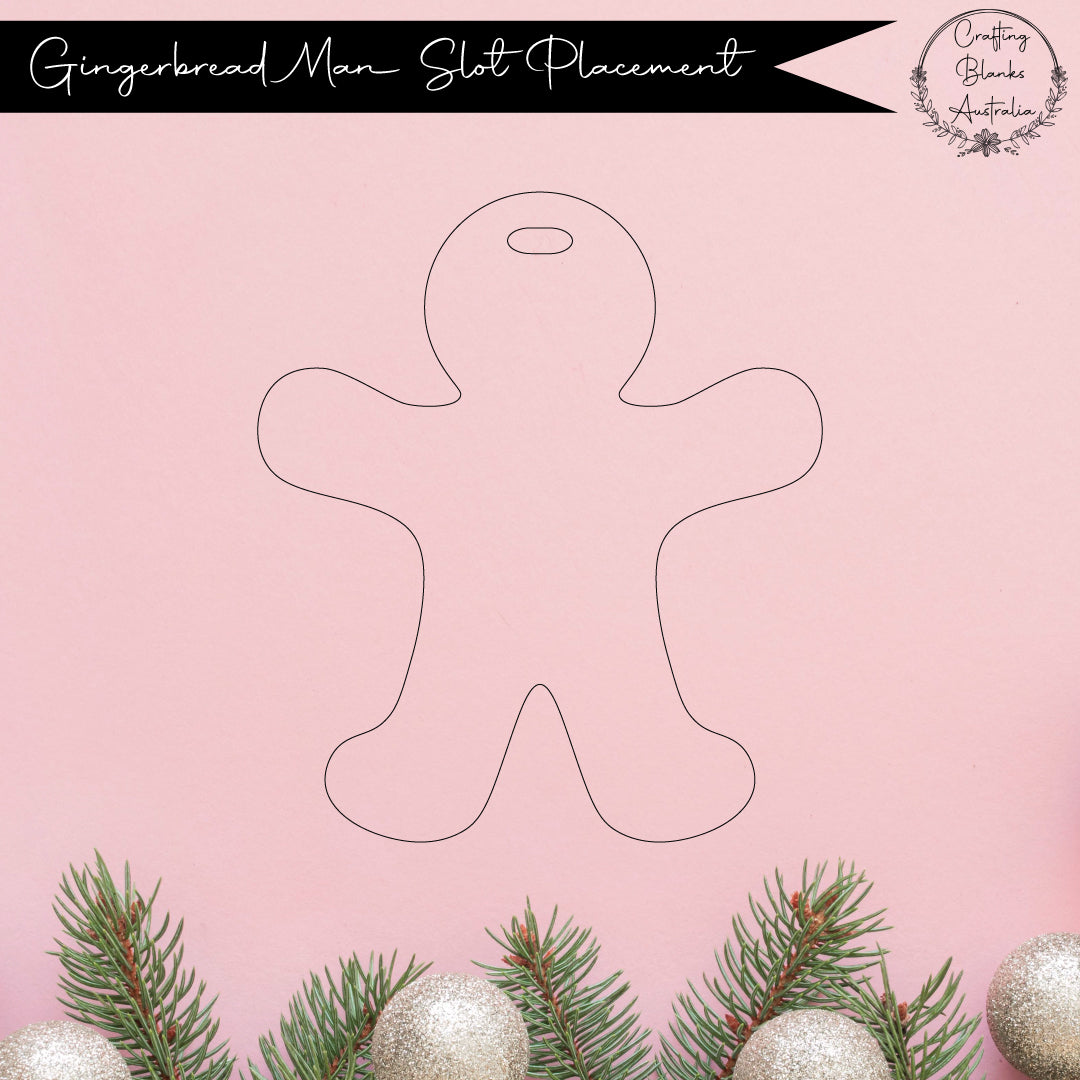 Gingerbread Man • Blank Shape • 50mm – Crafting Blanks Australia