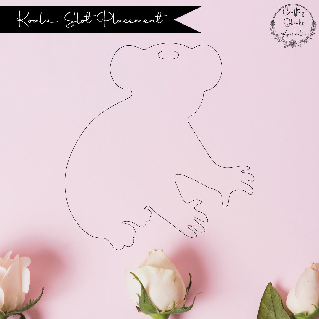 Koala • Blank Shape • 100mm – Crafting Blanks Australia
