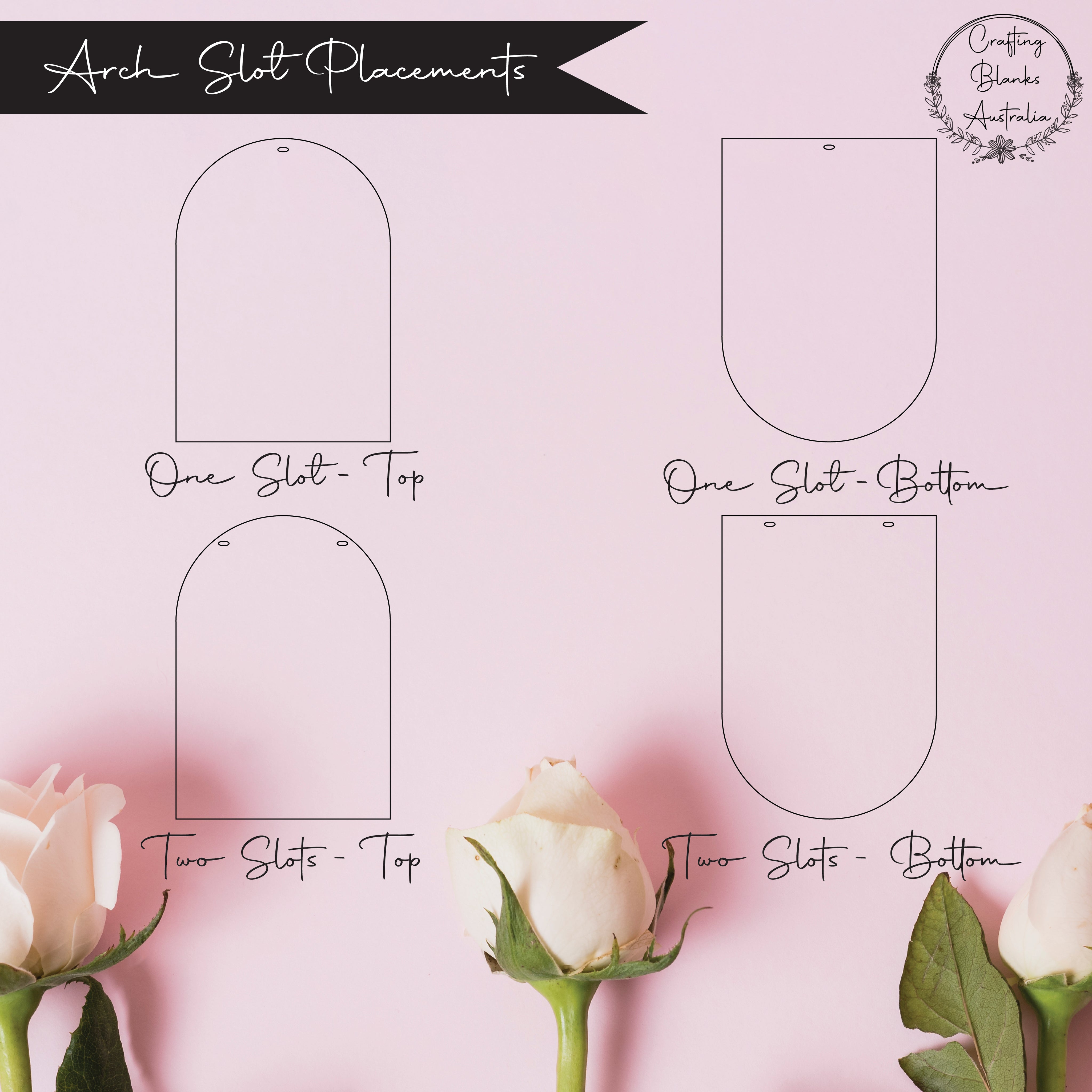 Arch • Blank Shape • A1 – Crafting Blanks Australia