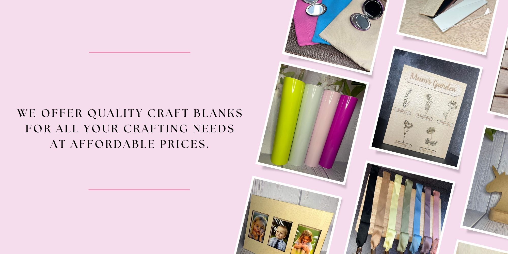 Crafting Blanks Australia a Melbourne based acrylic blanks supplier