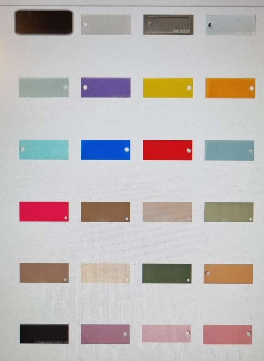 Sample Swatches – Crafting Blanks Australia