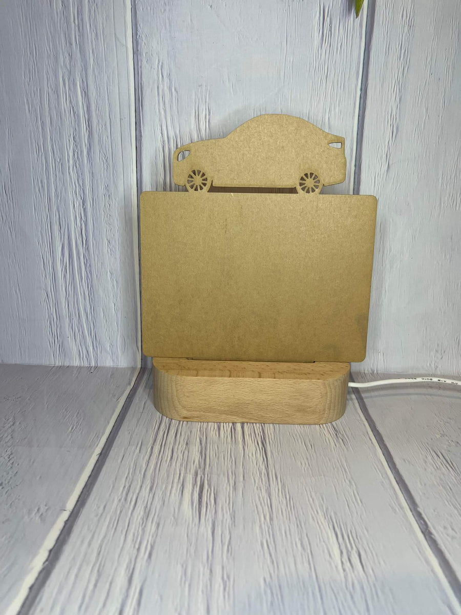 Night Light Acrylic Rectangle with Car – Crafting Blanks Australia